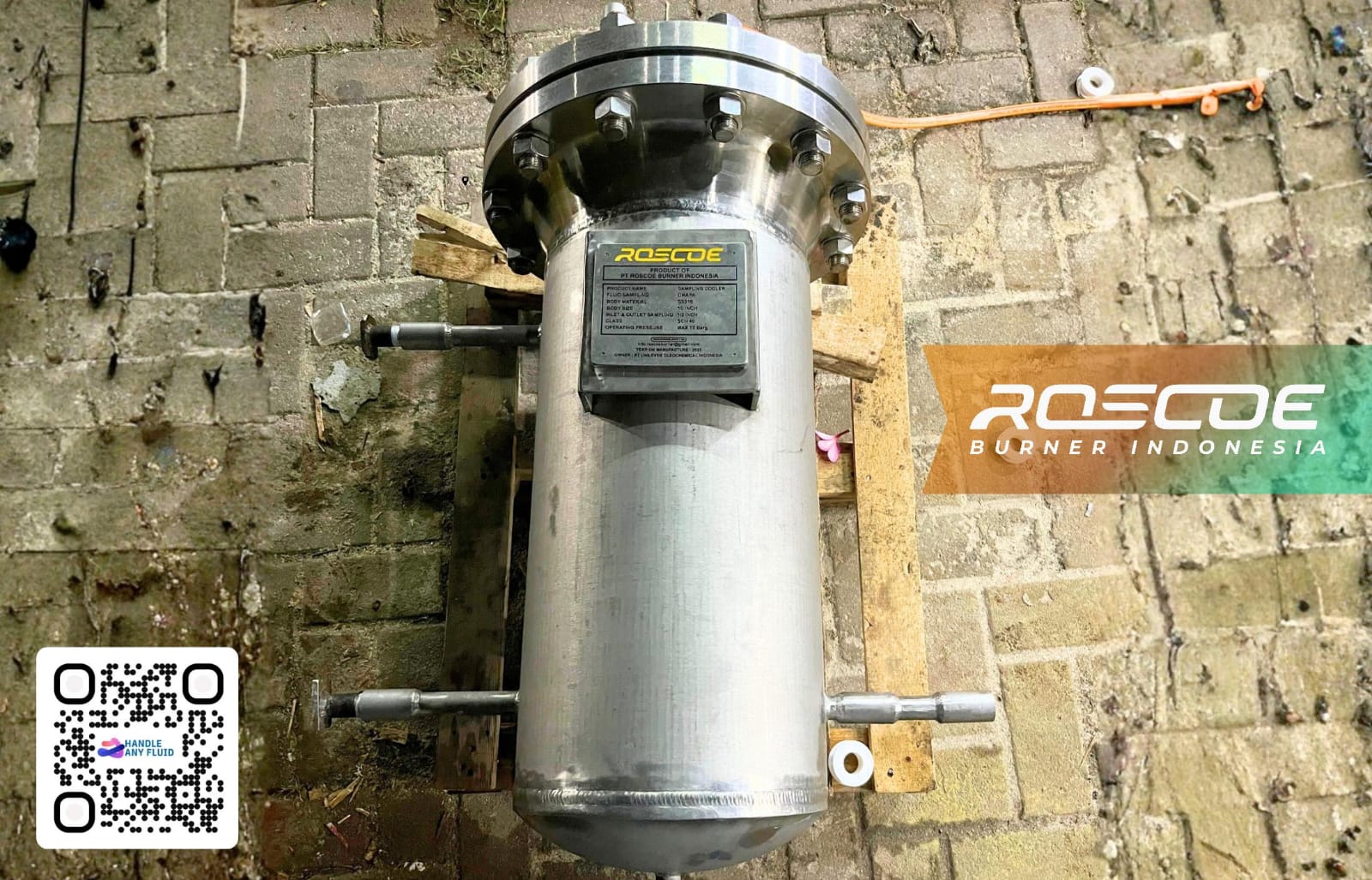 Fabrikasi Sampling Cooler untuk DMAC Fluid oleh PT Roscoe Burner ...