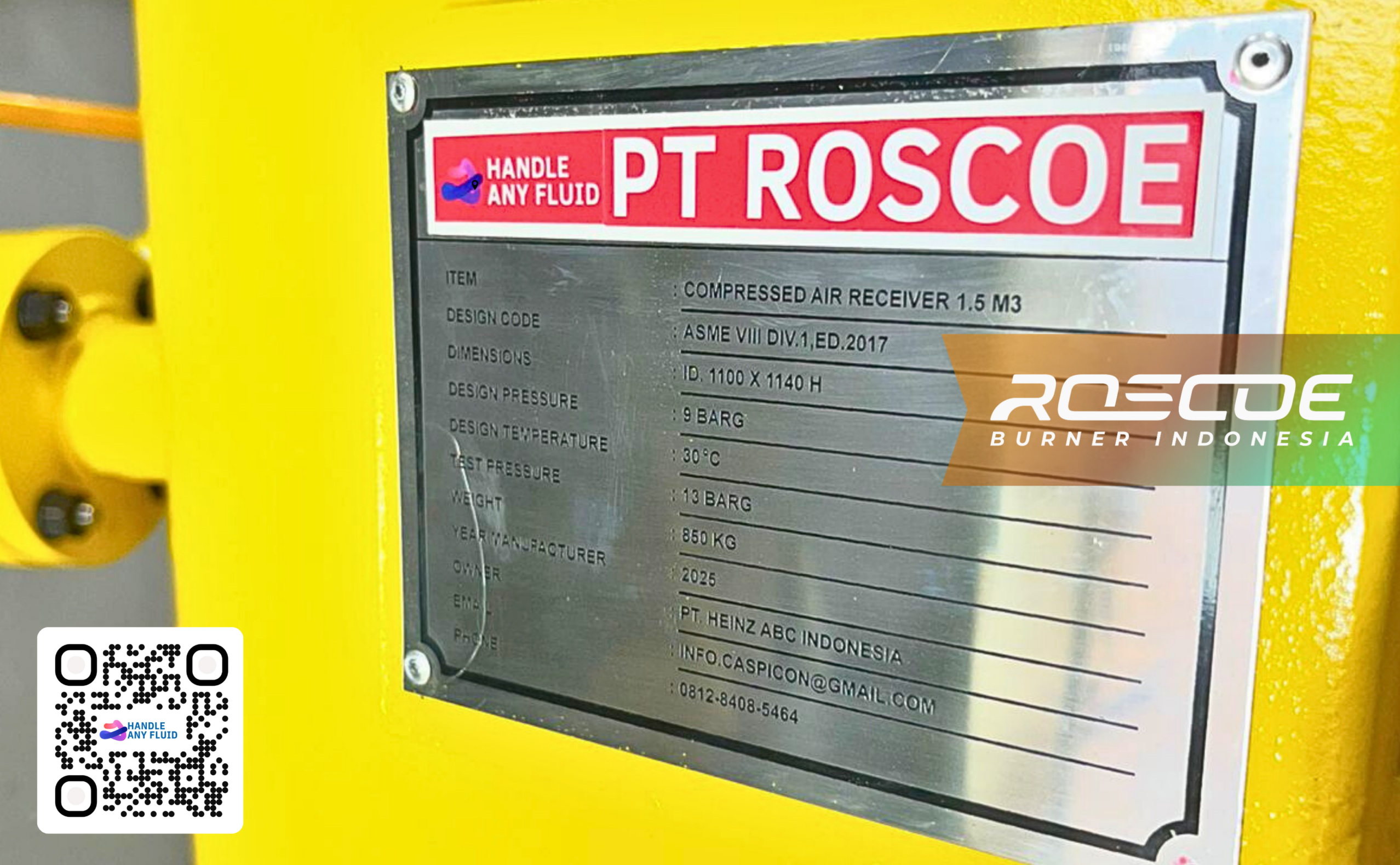 Roscoe Hadirkan Pressure Vessel Berstandar ASME untuk Pabrik Kraft ...